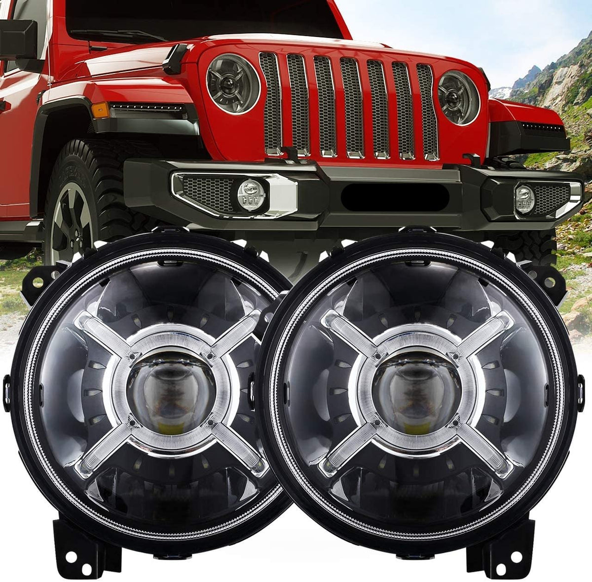 Jeep Wrangler JL & JT Lights Headlights – OffGrid Store