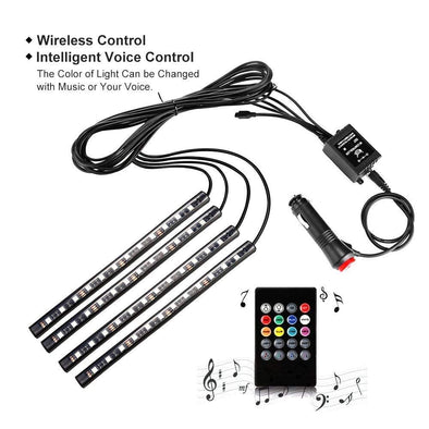 LED Strip Under Dash Lighting with Wireless Remote – OffGrid Store