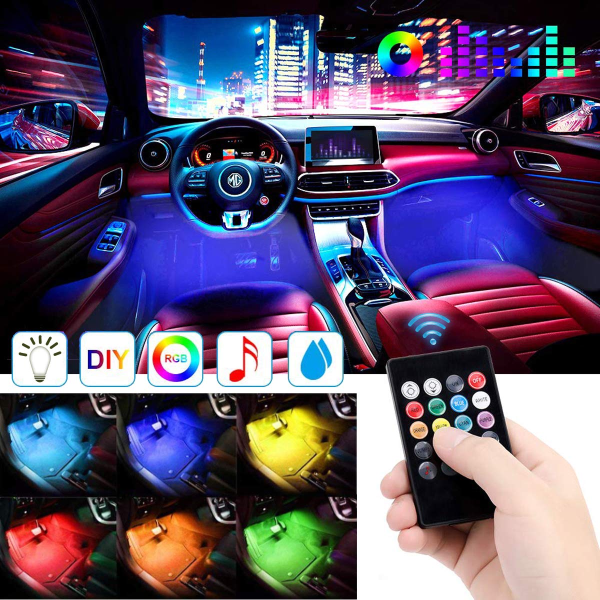 LED Strip Under Dash Lighting with Wireless Remote – OffGrid Store