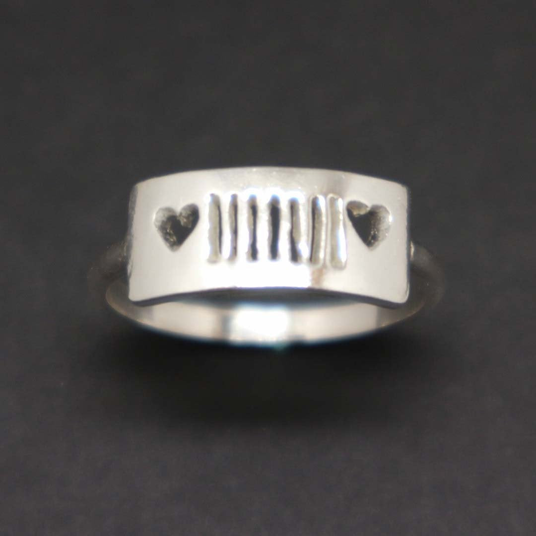 Sterling & Heart Silver Jeep Ring – OffGrid Store